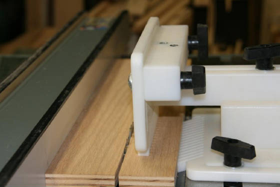 Dual Adjustable Featherboard Jig