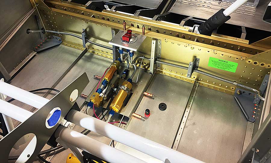 TS Flightlines Fuel Lines installed | Van's Air Force