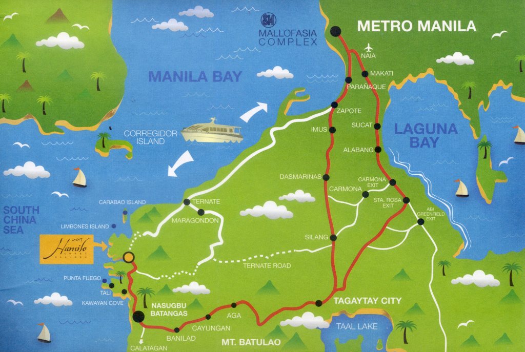 Hamilo Coast - Travel Route